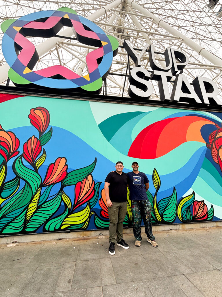 Yup Star, Coral e Bruno Bing apresentam mural interativo em celebração ...